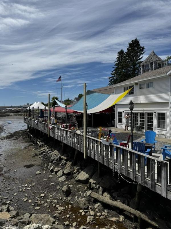The weather is gorgeous and the deck is open!! New happy hour menu ...